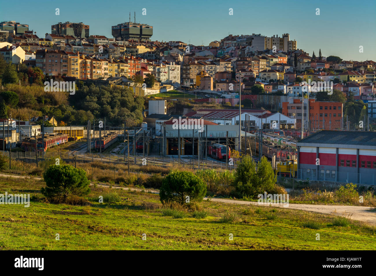 Campolide train station hi-res stock photography and images - Alamy