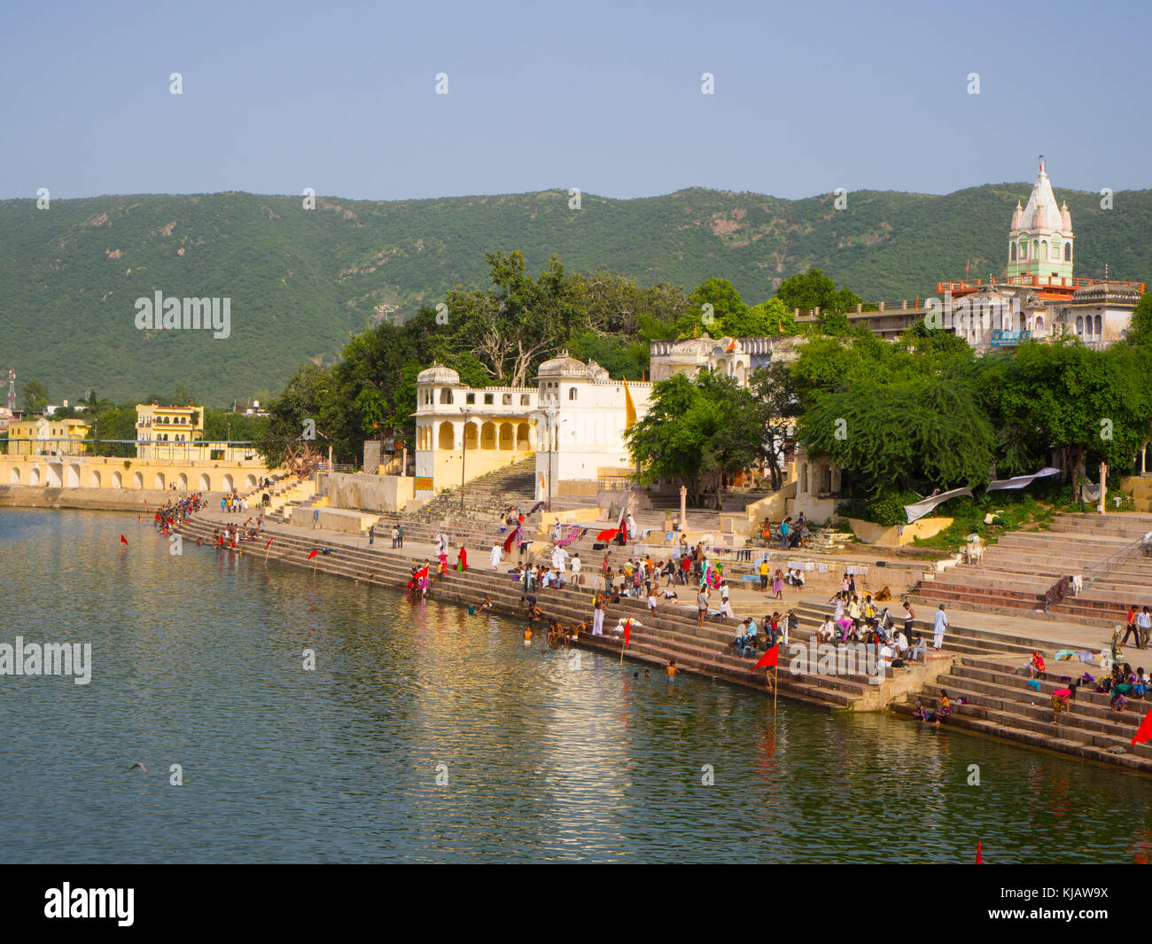 Barhama lake - Pushkar Rajastan India Stock Photo - Alamy