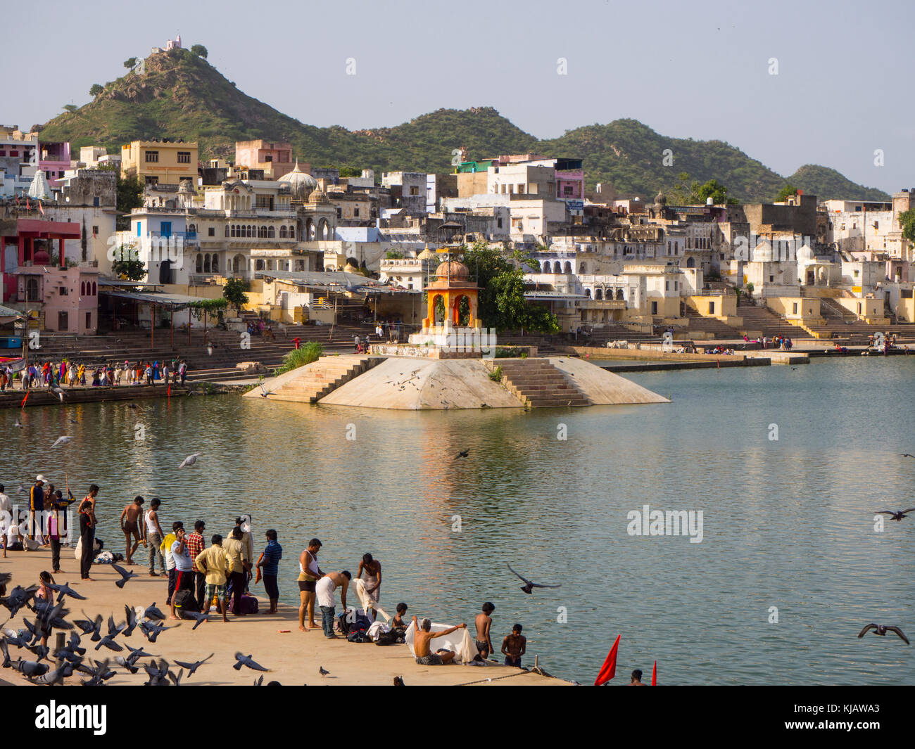 Barhama lake - Pushkar Rajastan India Stock Photo - Alamy