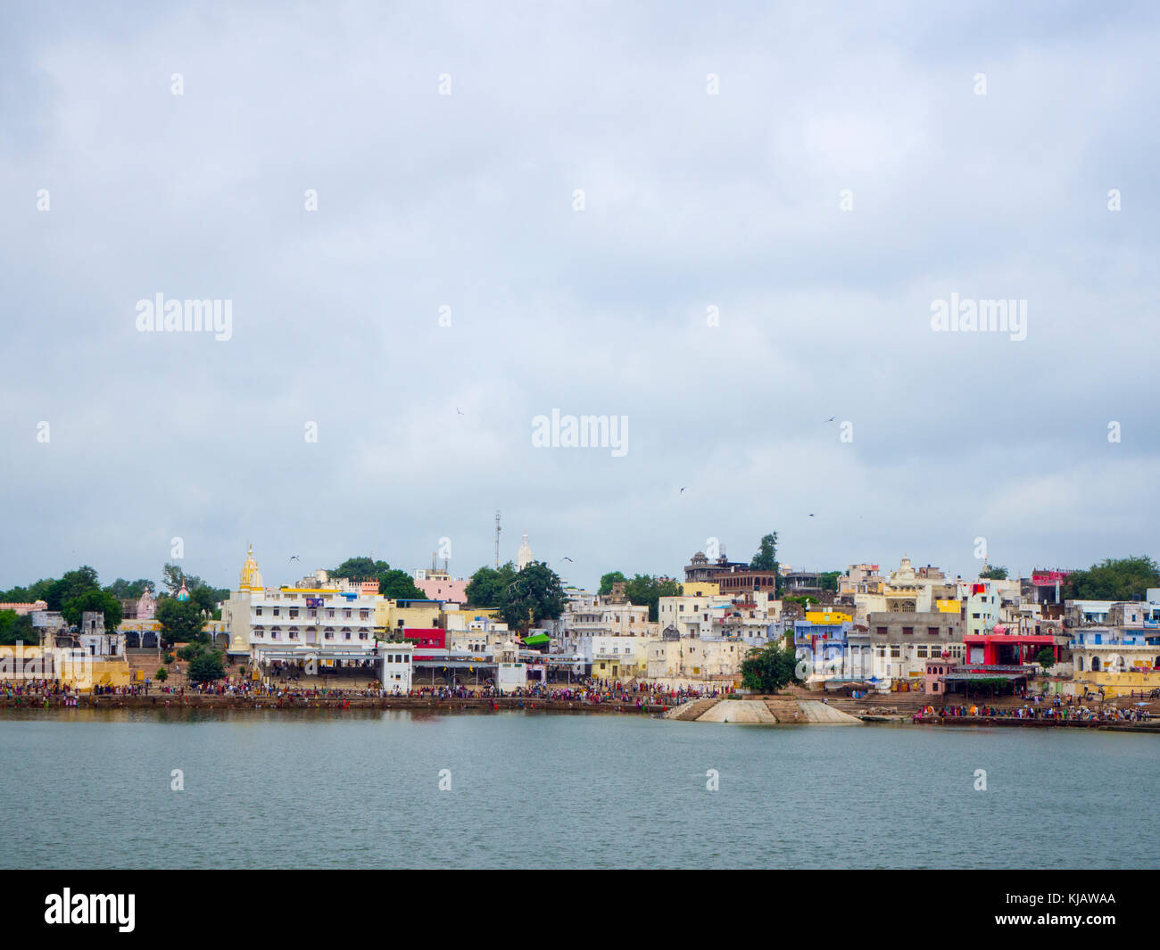 Barhama lake - Pushkar Rajastan India Stock Photo - Alamy