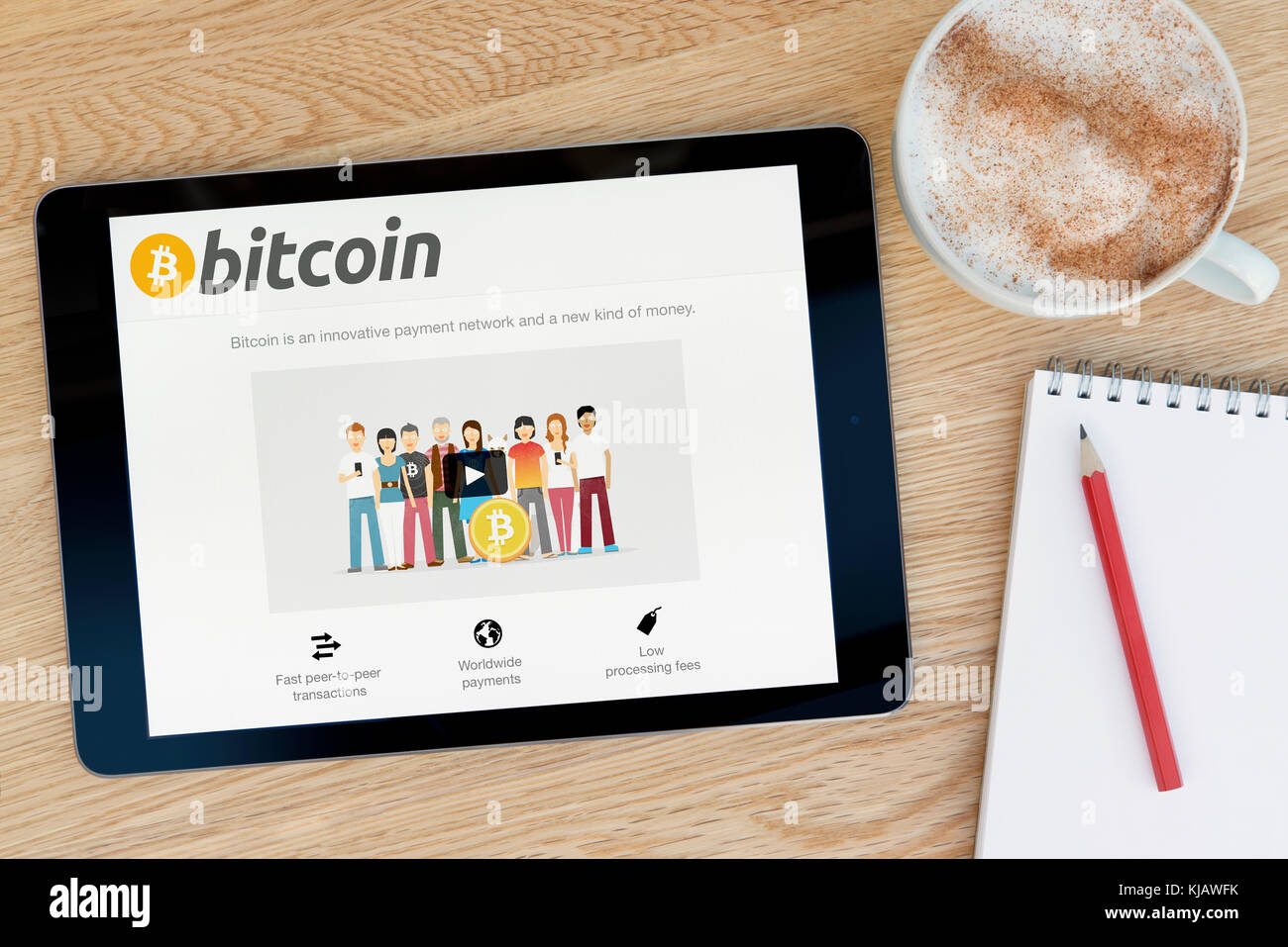 Bitcoin logo hi-res stock photography and images - Alamy