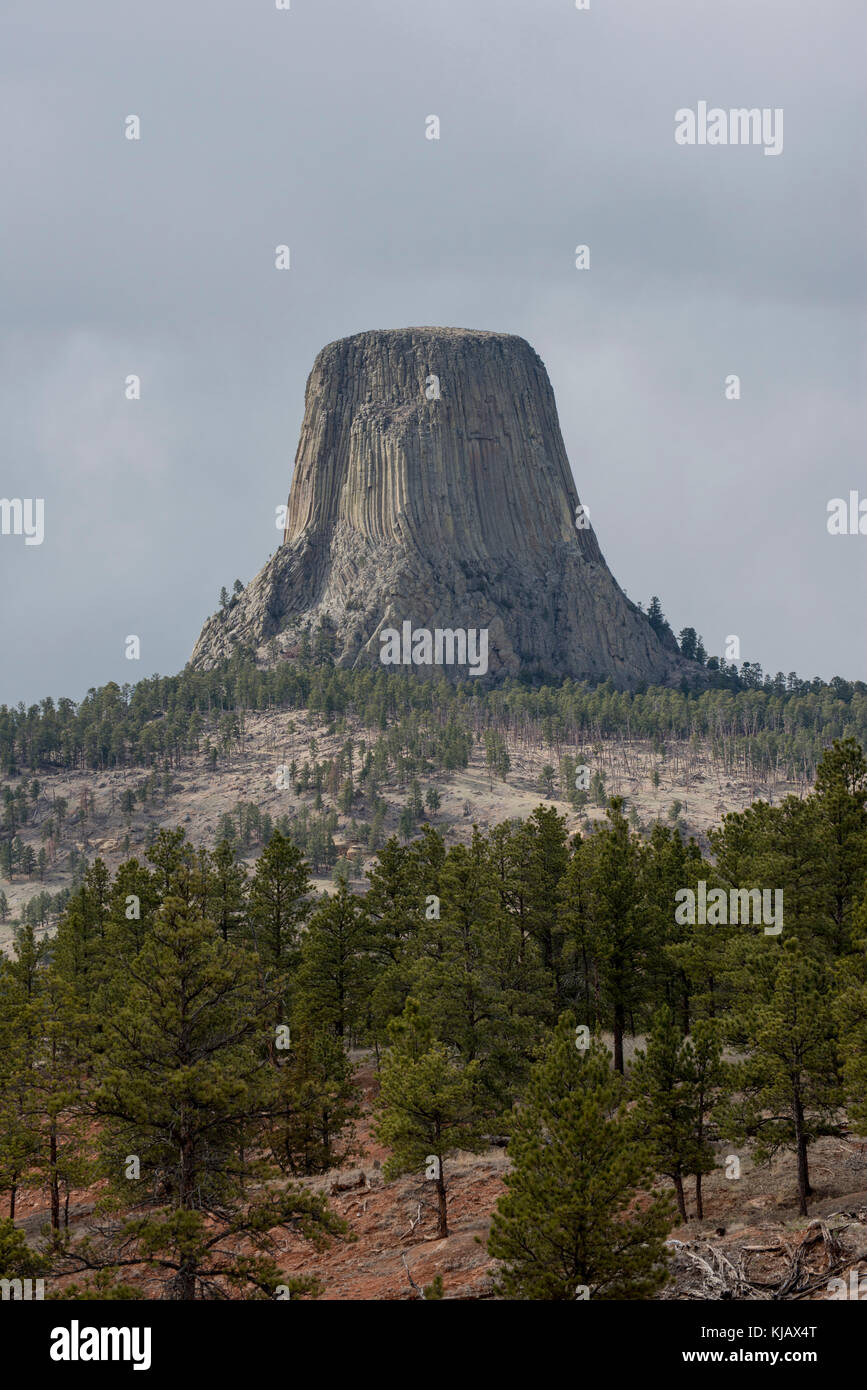 Devils tower rock formation hi-res stock photography and images - Alamy