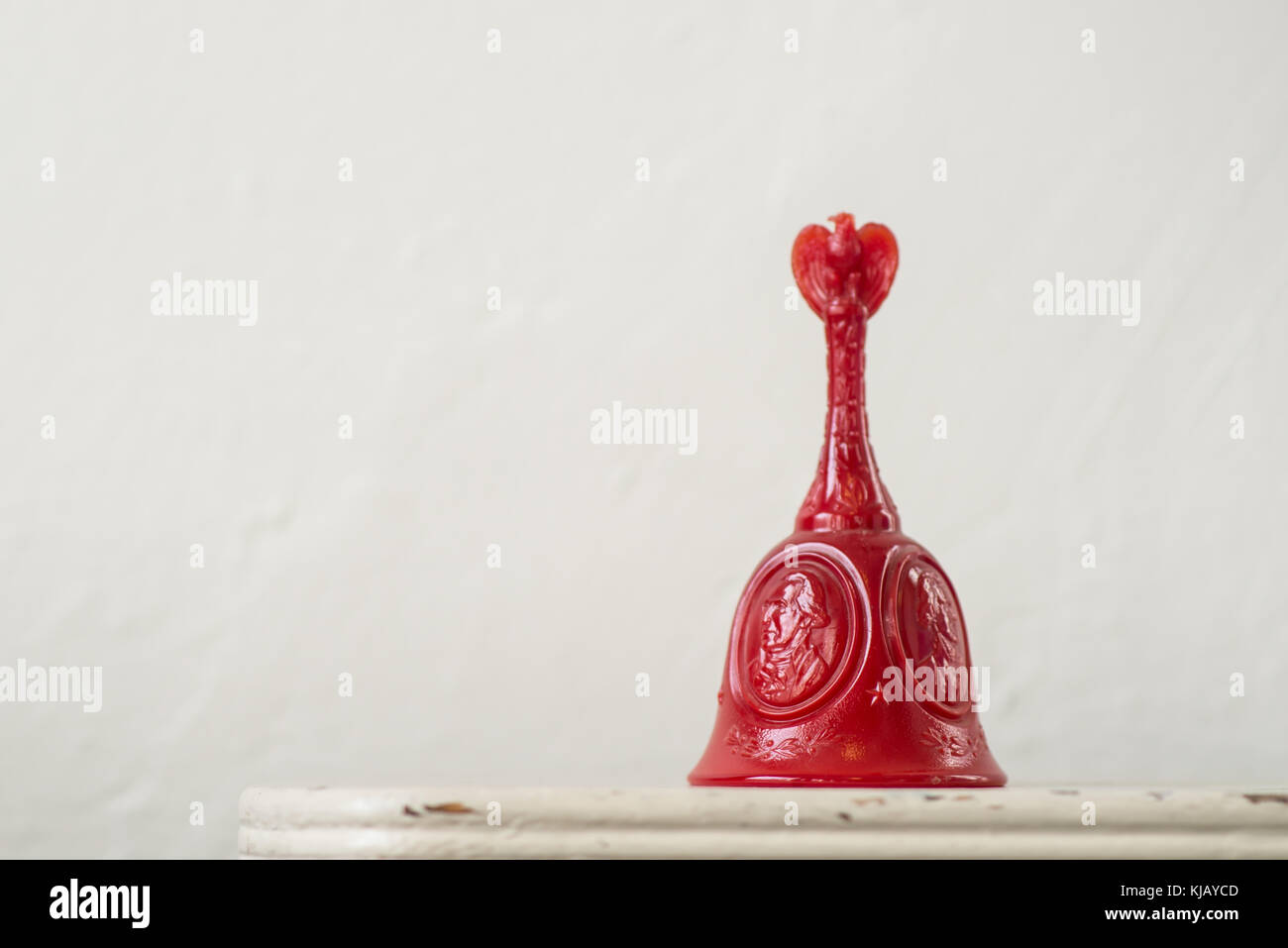 Antique Red Bell Stock Photo - Alamy