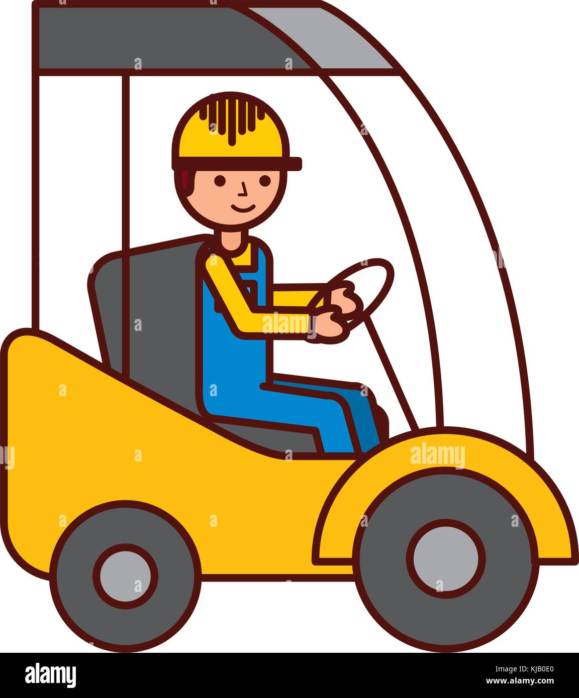 Man Driver Cartoon High Resolution Stock Photography and Images - Alamy