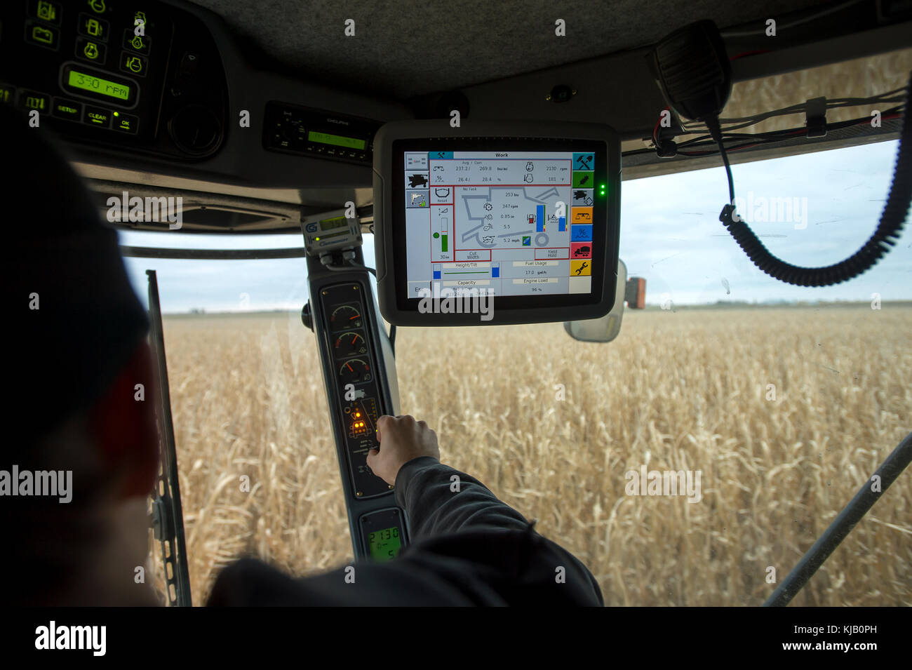 Inside tractor cab hi-res stock photography and images - Alamy