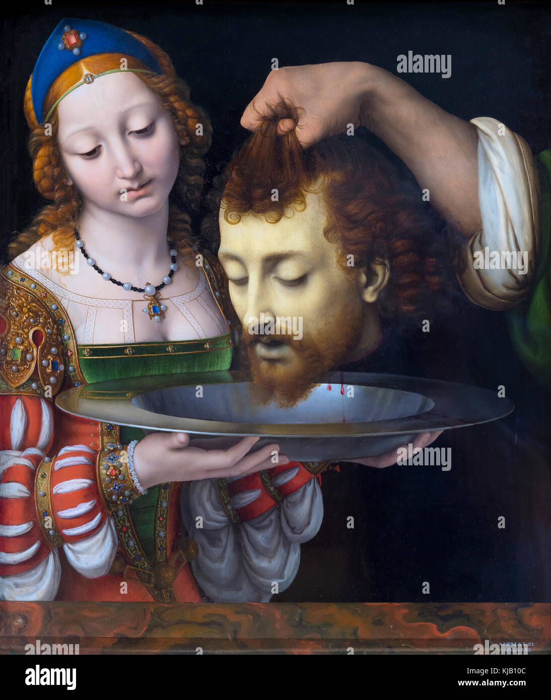 Head Of Saint John The Baptist High Resolution Stock Photography and ...