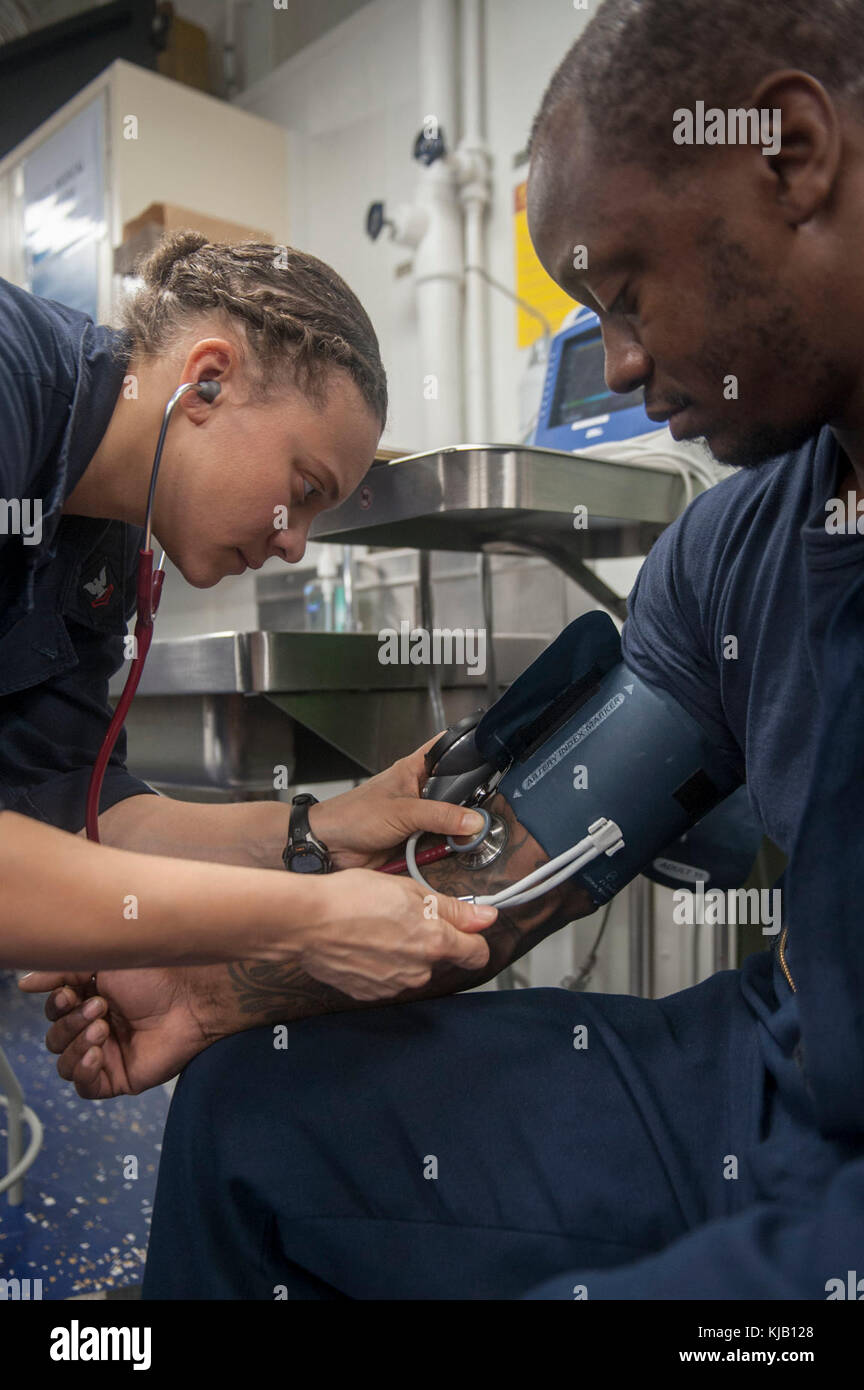 ARABIAN GULF (Nov. 21, 2017) Hospital Corpsman 2nd Class Nichole Gatlin ...