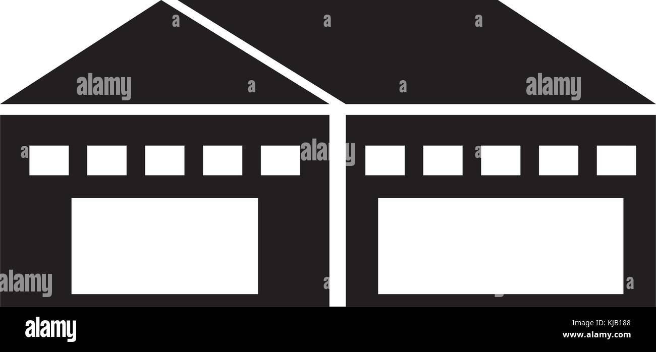 warehouse building exterior commercial empty Stock Vector Image & Art ...