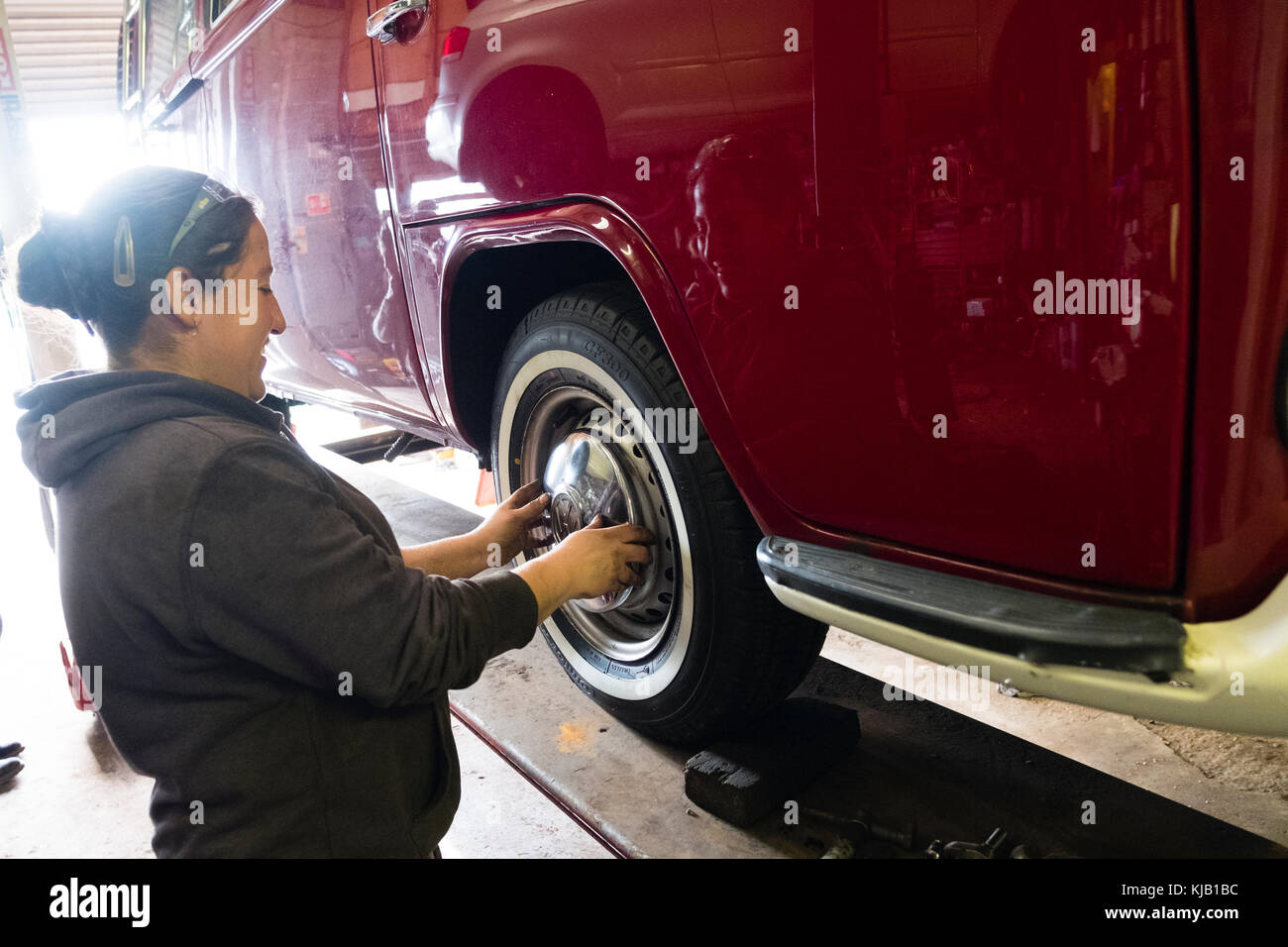 1970s bus garage hi-res stock photography and images - Alamy