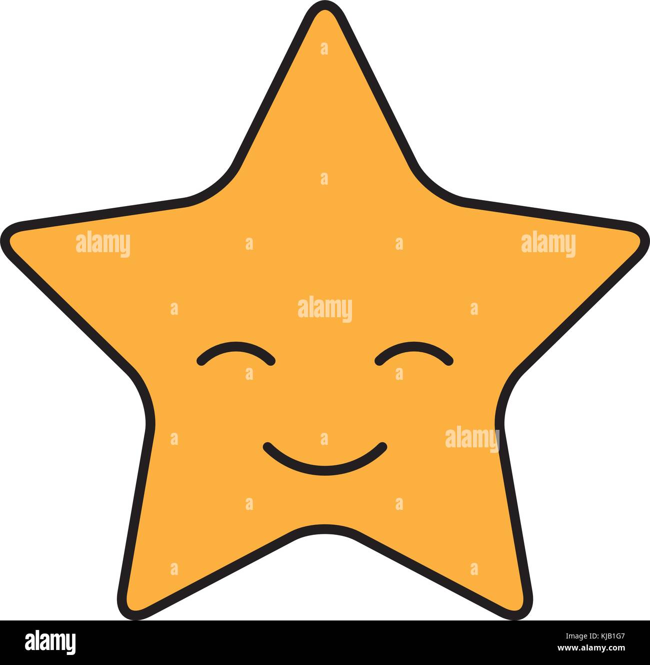 cute stars kawaii character Stock Vector Image & Art - Alamy