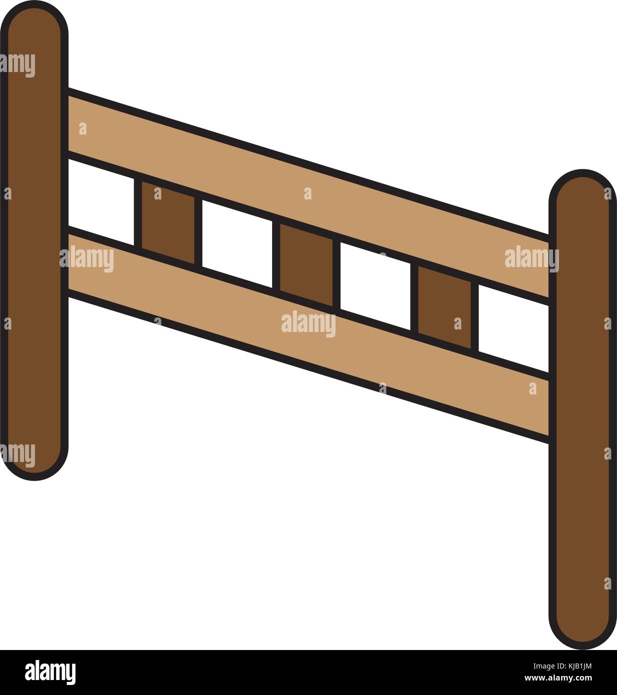 fence wooden isolated icon Stock Vector Image & Art - Alamy