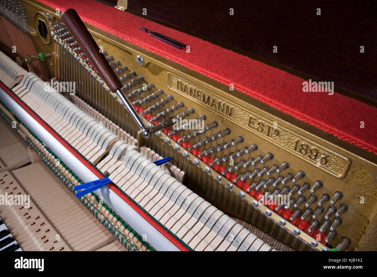 Piano mechanism keyboard hi-res stock photography and images - Alamy