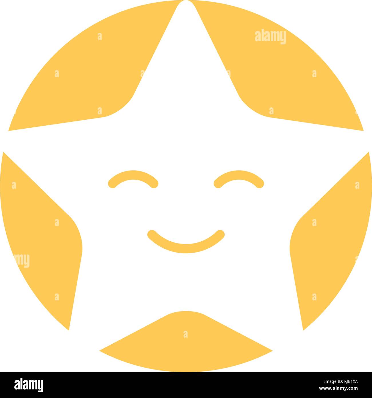 cute stars kawaii character Stock Vector Image & Art - Alamy