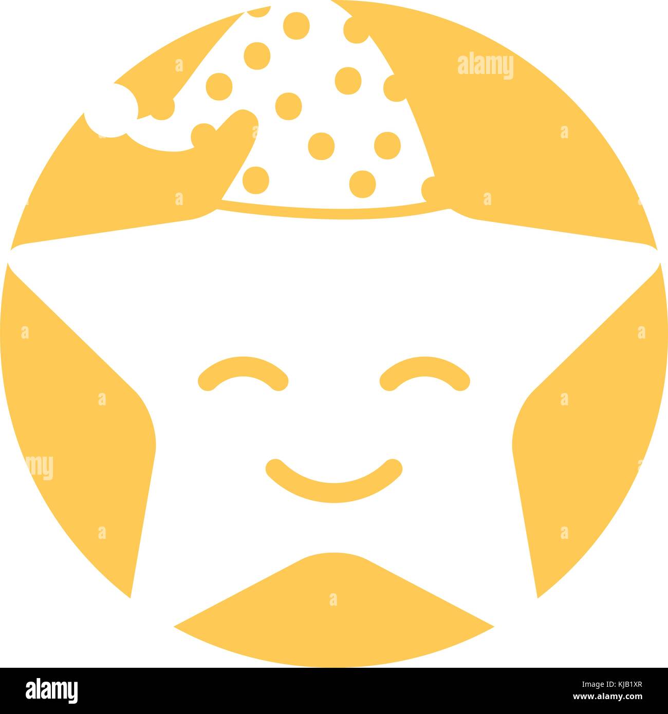 cute stars with sleeping hat Stock Vector Image & Art - Alamy