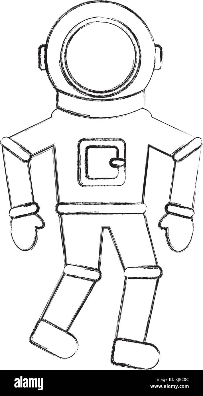 astronaut comic character icon Stock Vector Image & Art - Alamy