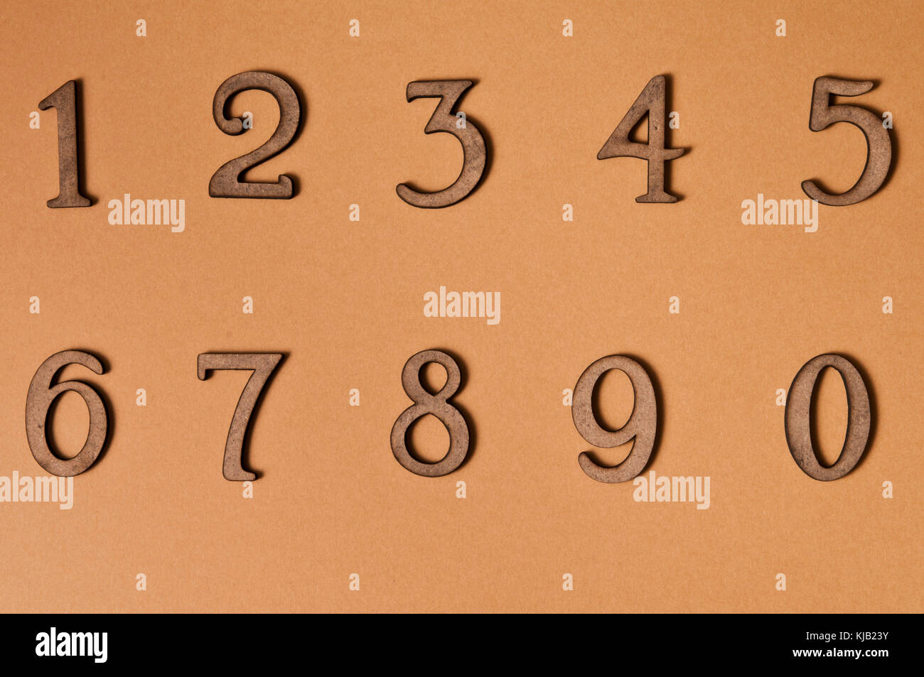zero to nine numbers Stock Photo - Alamy