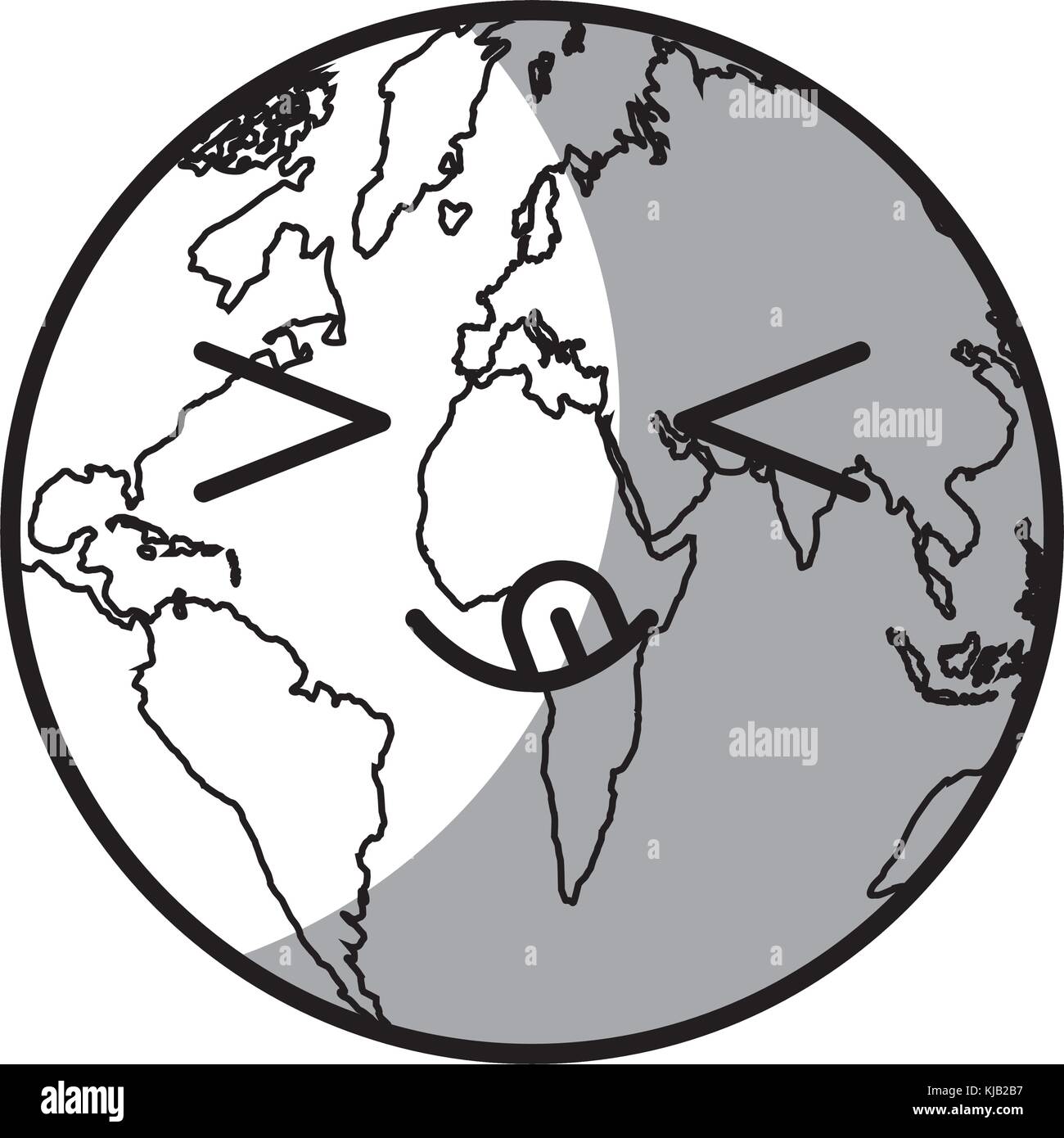 world planet earth comic character Stock Vector Image & Art - Alamy