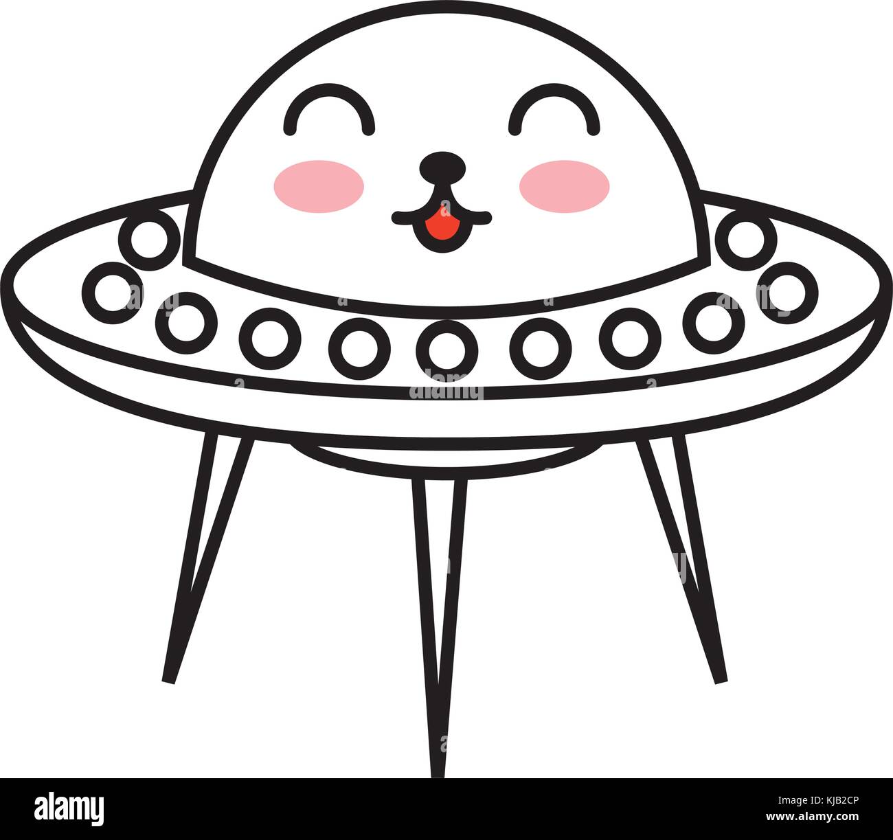 unidentified flying object comic character Stock Vector Image & Art - Alamy