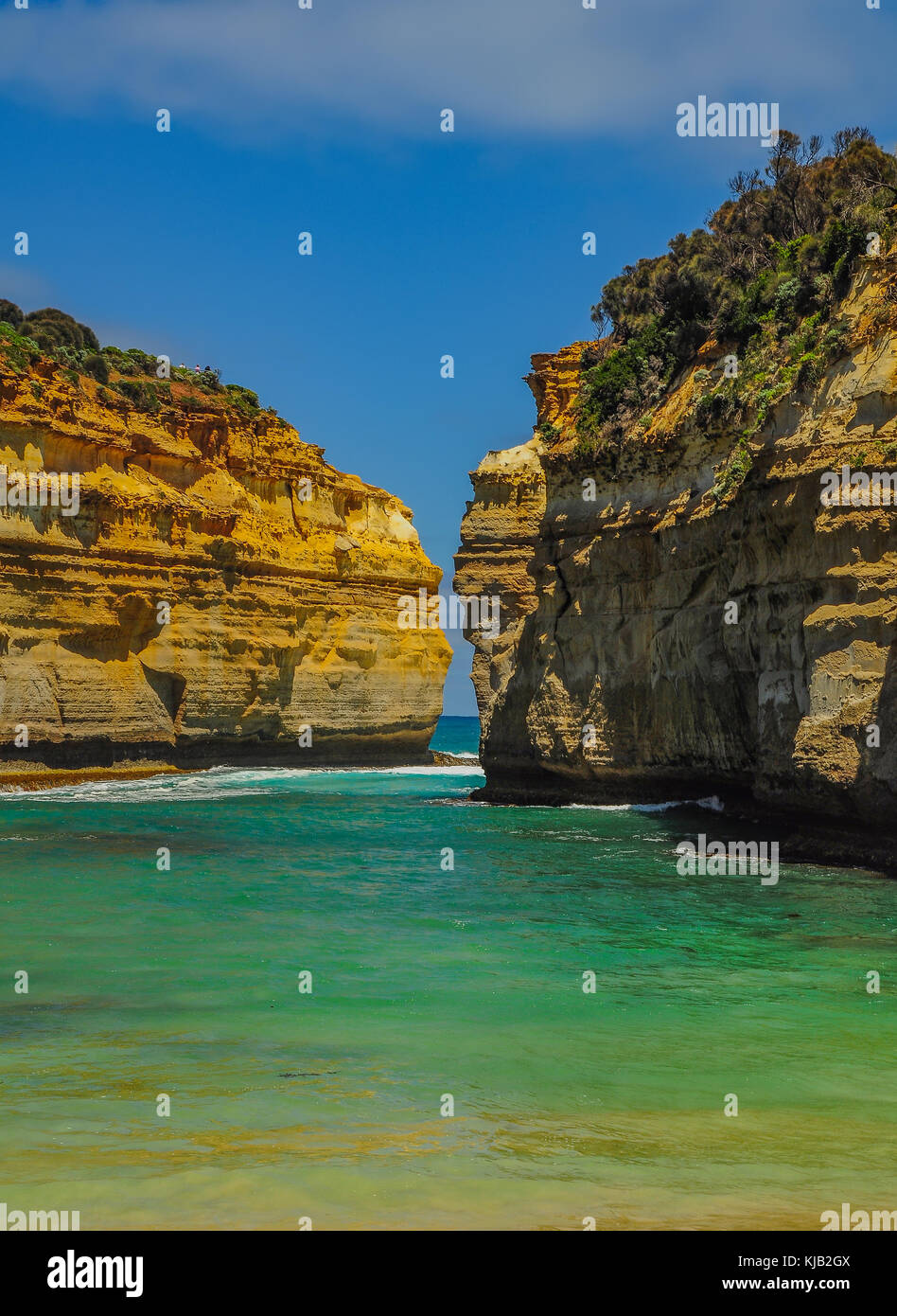 Gorge Loch ARD on the Australian Pacific coast. The wreck of the ship ...