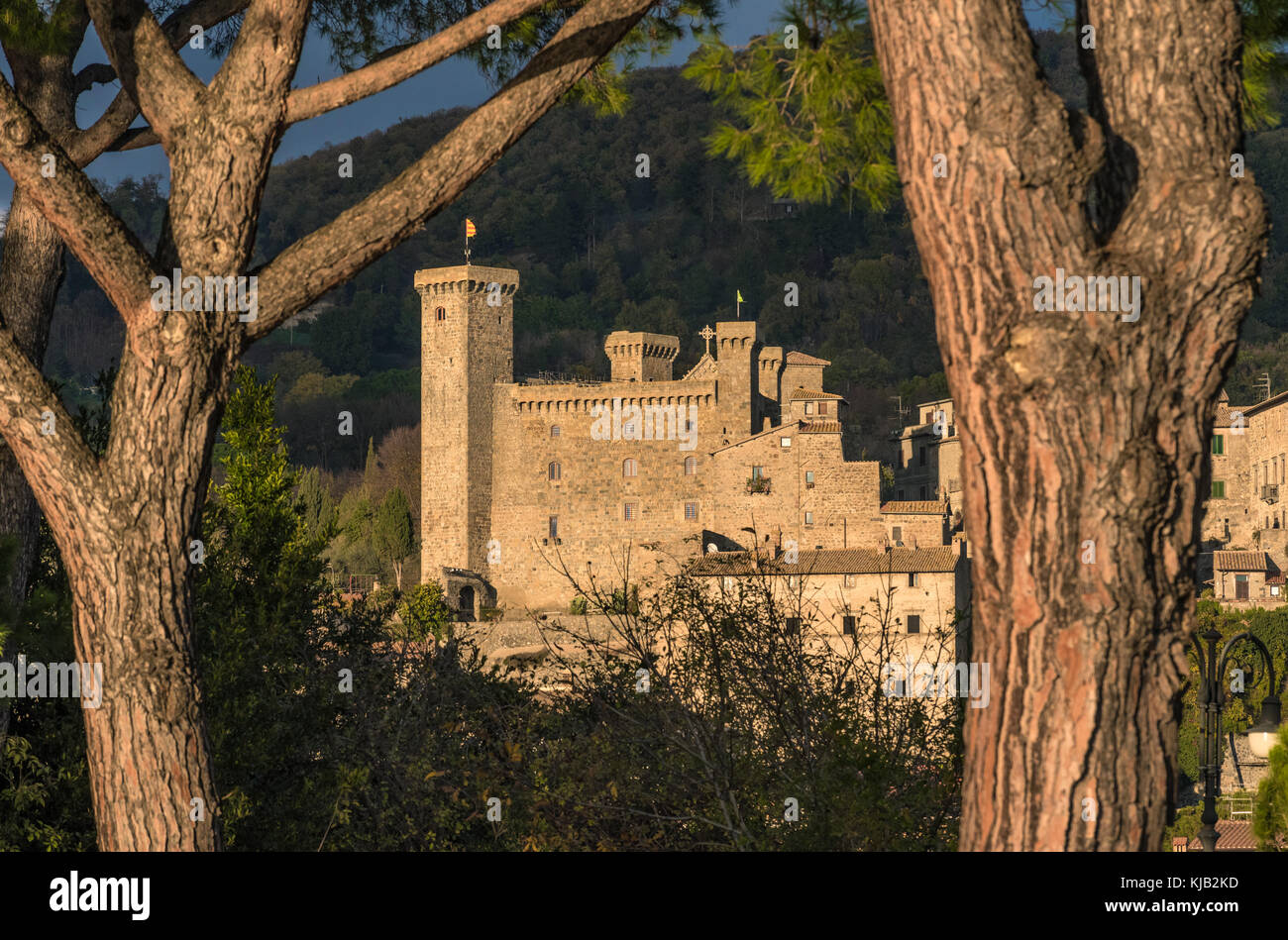Bolsena (Italy) - The medieval town with castle on Bolsena Lake, Lazio ...