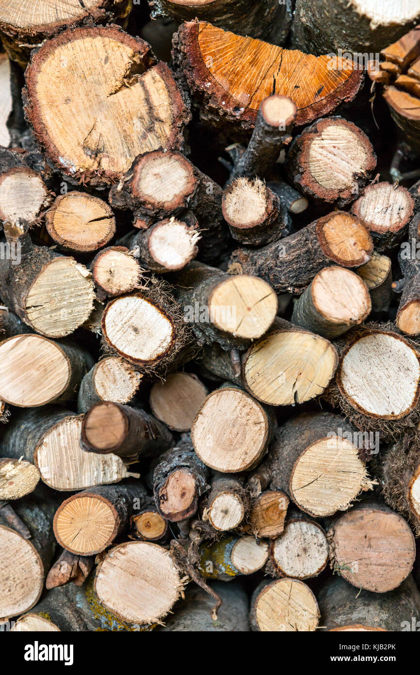 A bunch of firewood hi-res stock photography and images - Alamy