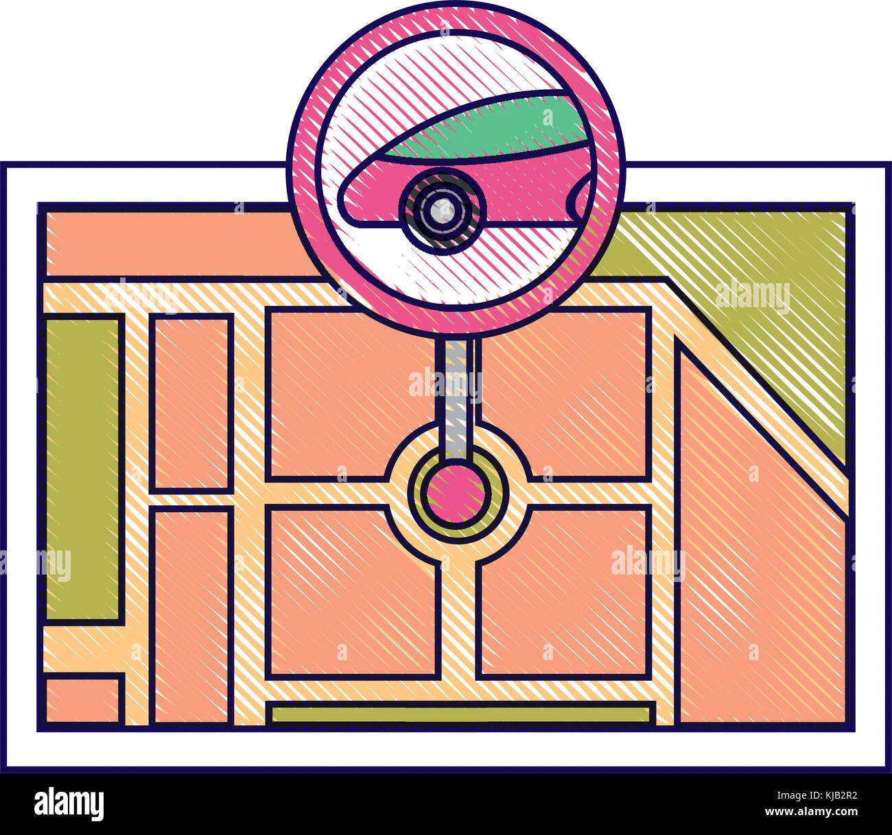 gps navigation pointer map car location Stock Vector Image & Art - Alamy