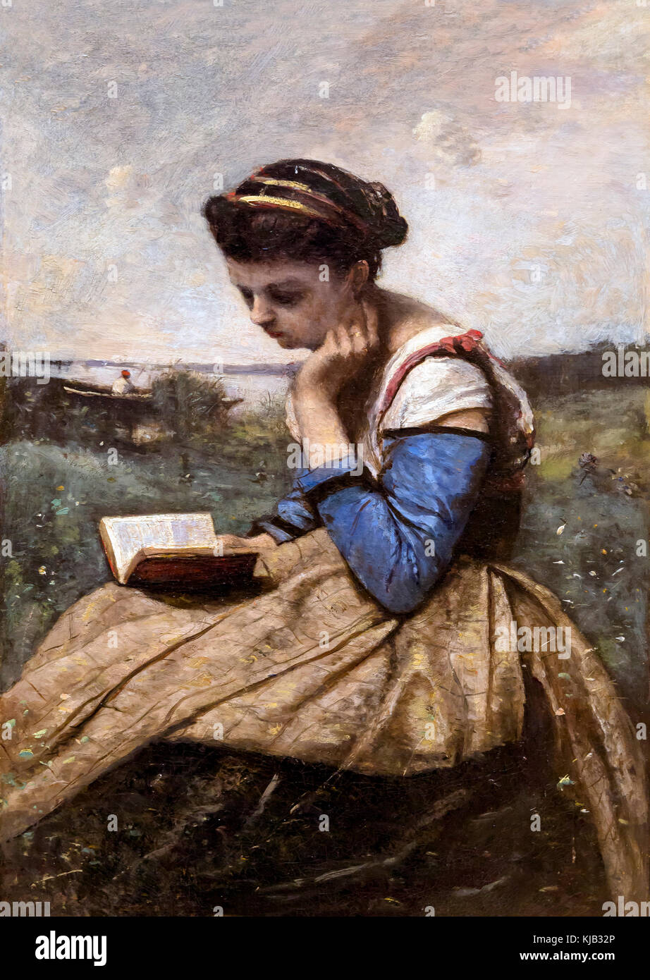 A Woman Reading, Camille Corot, 1869-1870, Metropolitan Museum of Art ...
