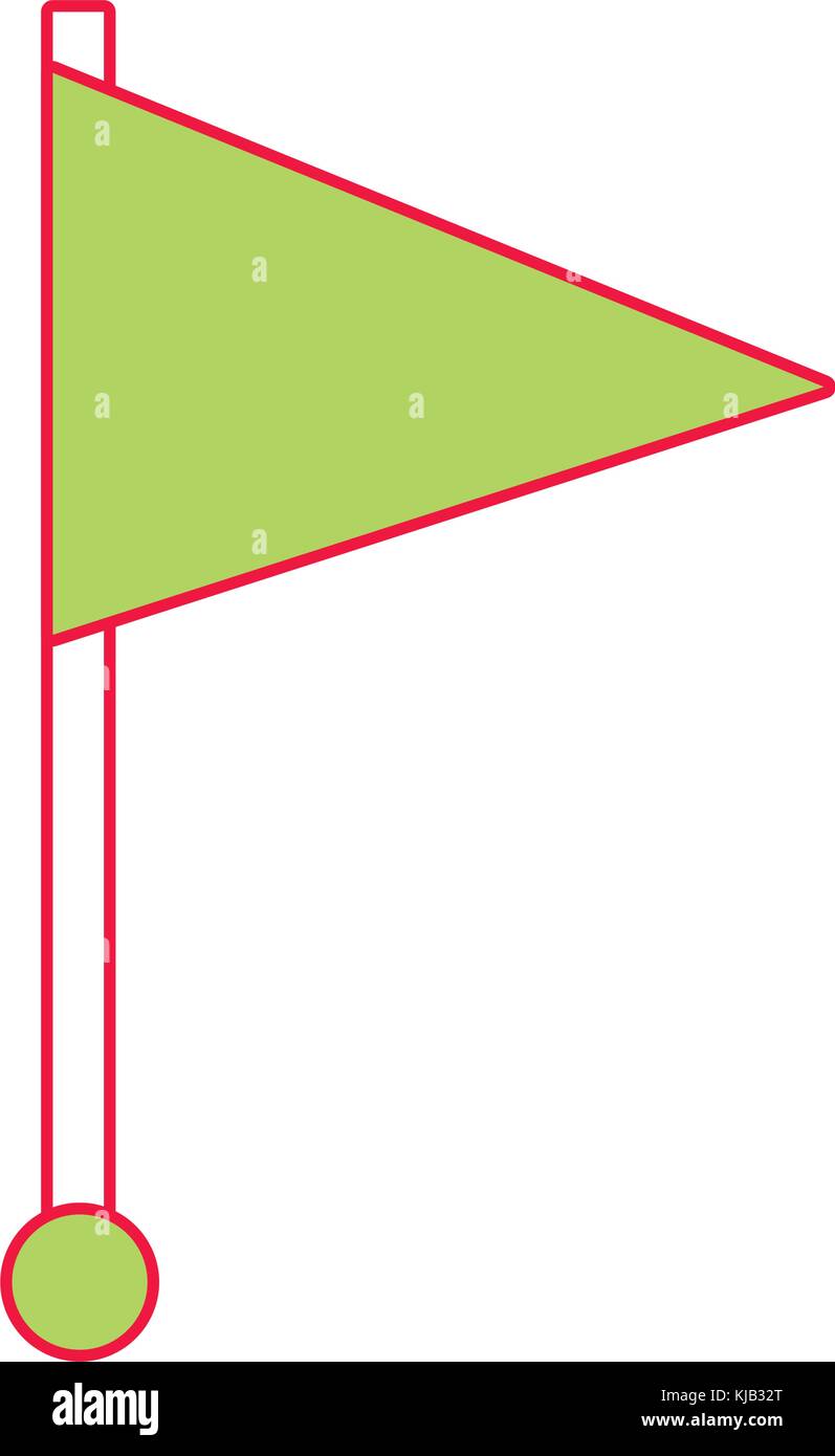 green flag pin location web symbol Stock Vector Image & Art - Alamy