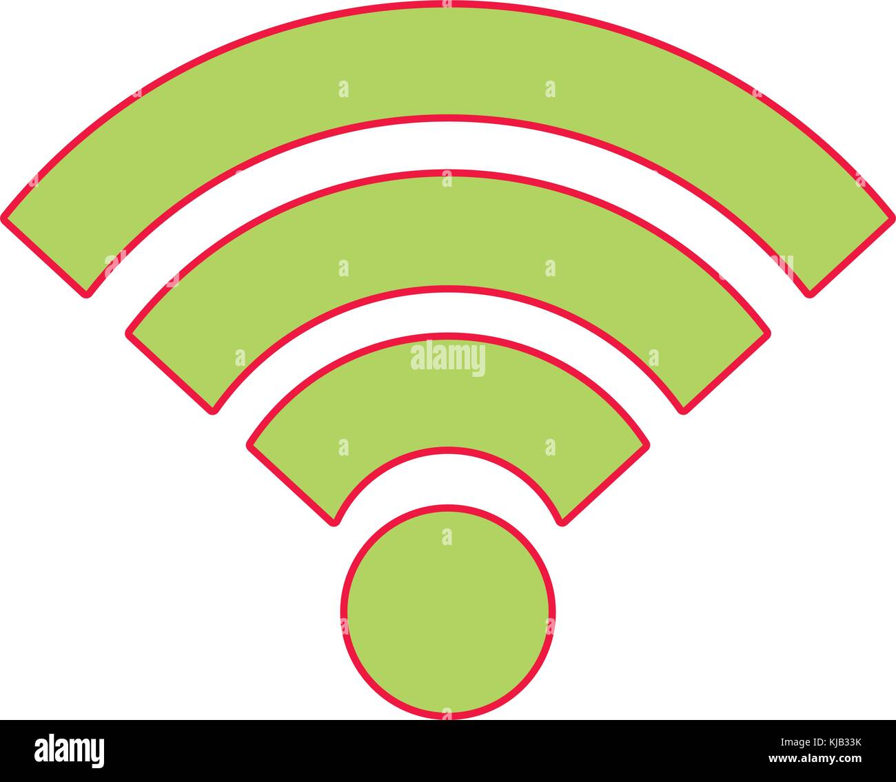 wifi internet connection signal wave Stock Vector Image & Art - Alamy