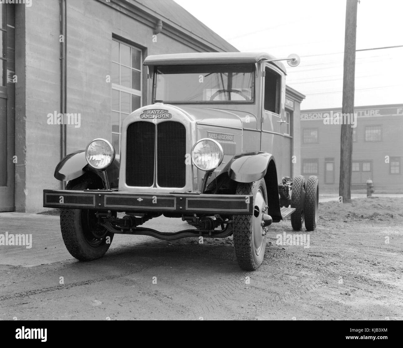 The Hayes Manufacturing Company truck, built in 1933, represents early ...