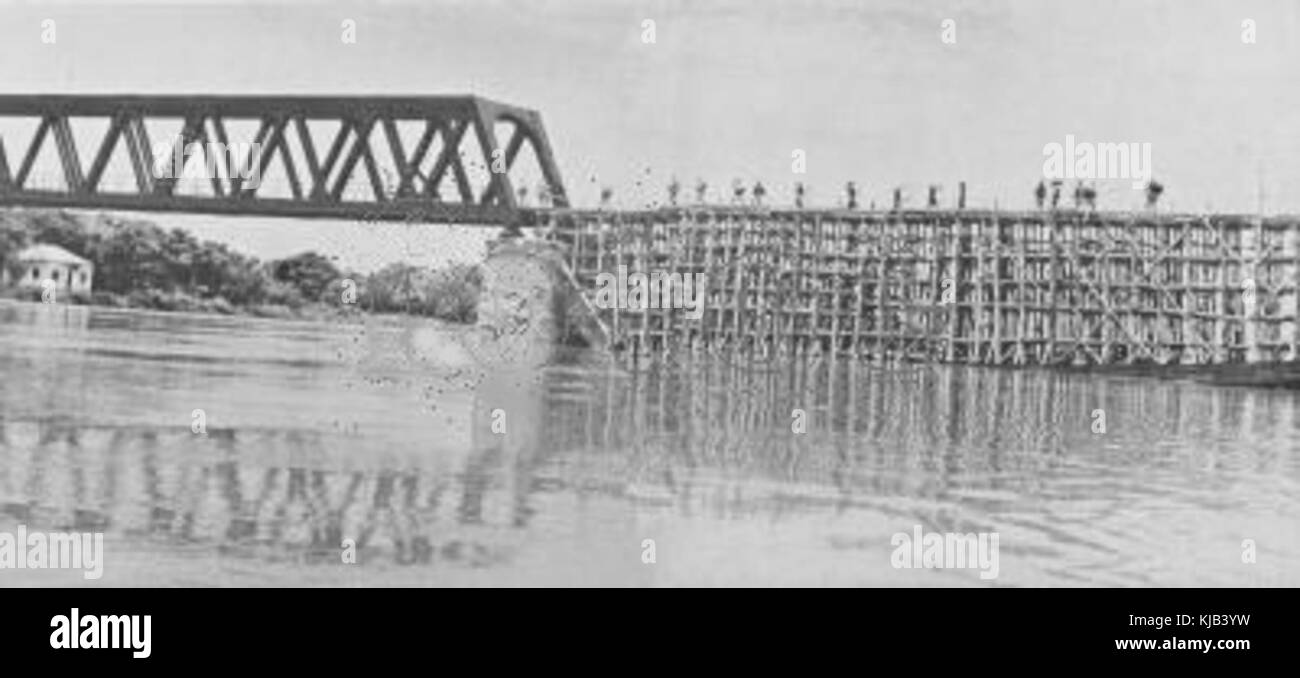 Shilong Railway Bridge 1938 Stock Photo - Alamy
