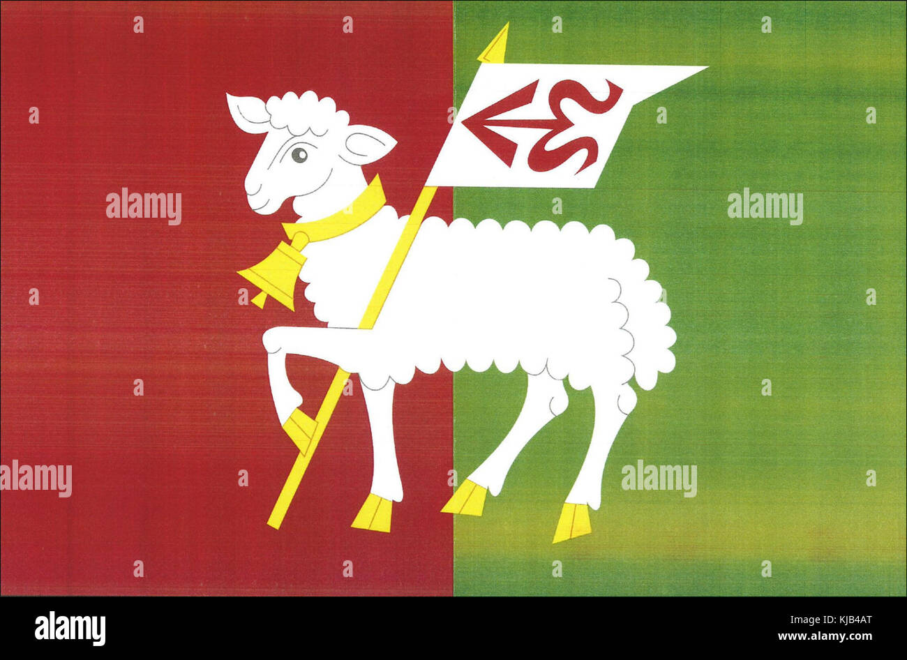 Olbramovice OL flag Stock Photo - Alamy
