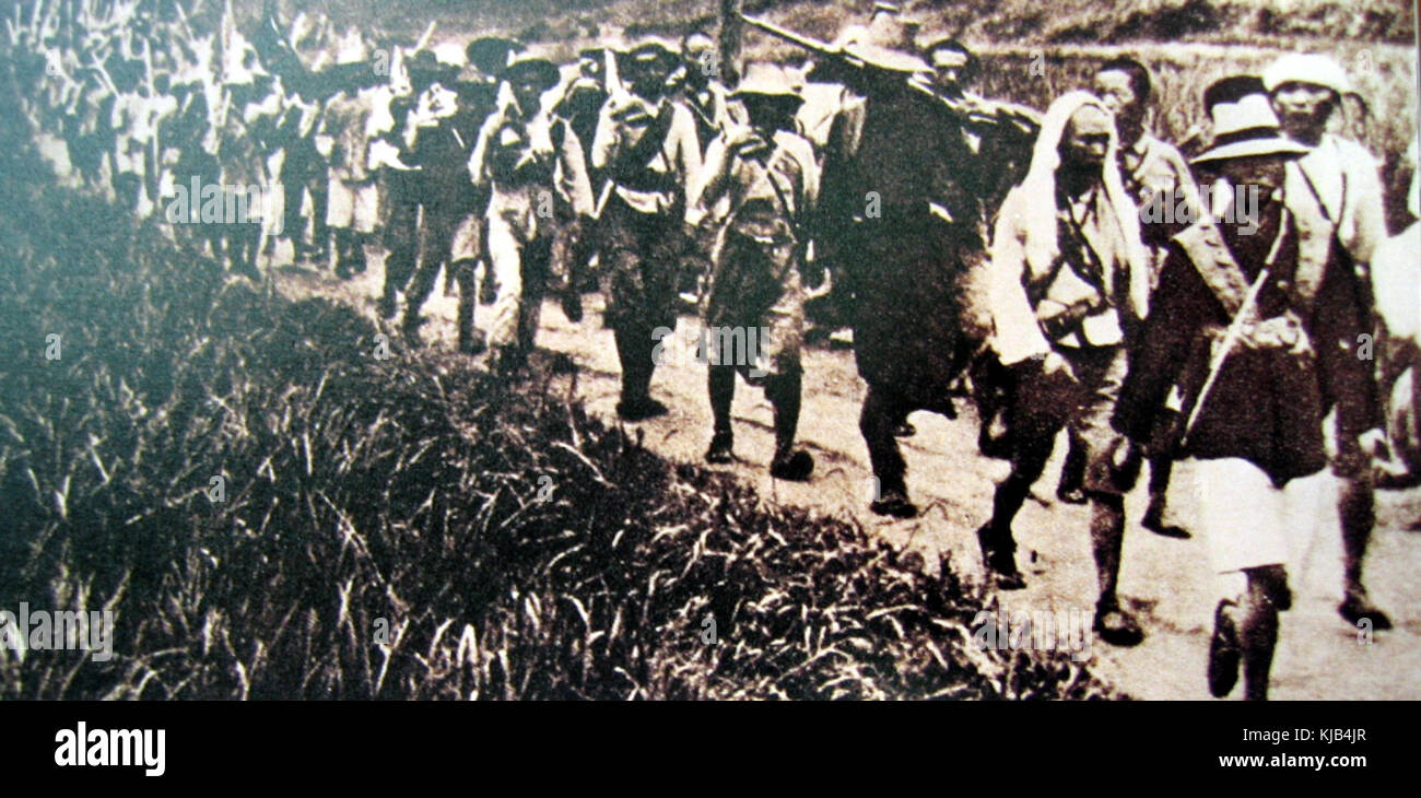 Chinese Red Army in the first anti encirclement Stock Photo - Alamy