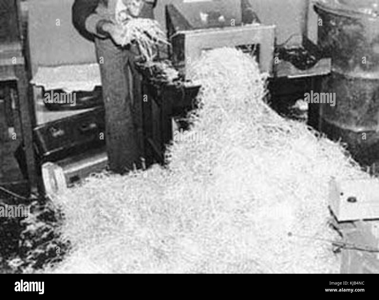 Shredded Documents of US Embassy Stock Photo - Alamy