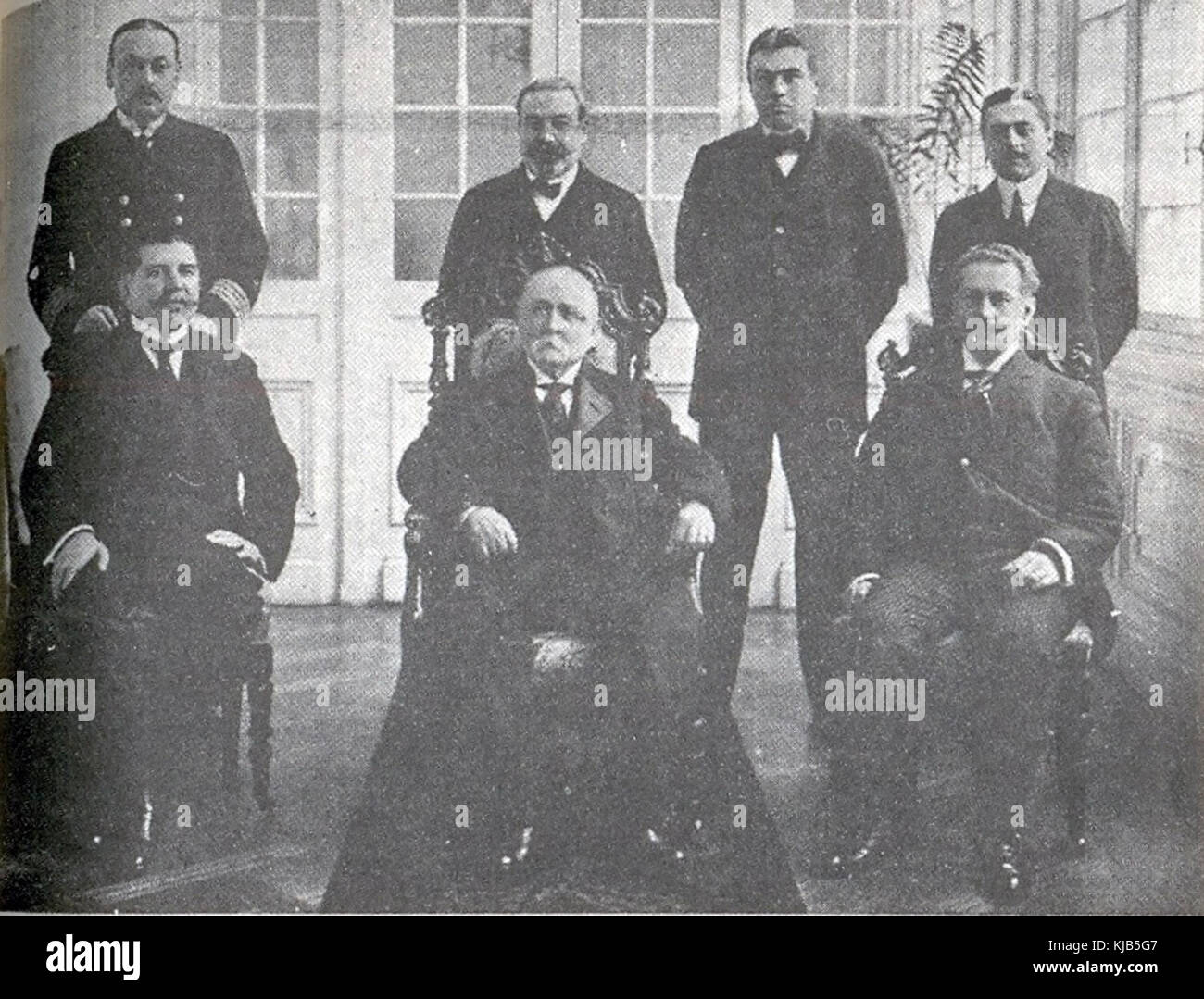 Decimo quinto ministerio de Ramon Barros Luco Stock Photo - Alamy