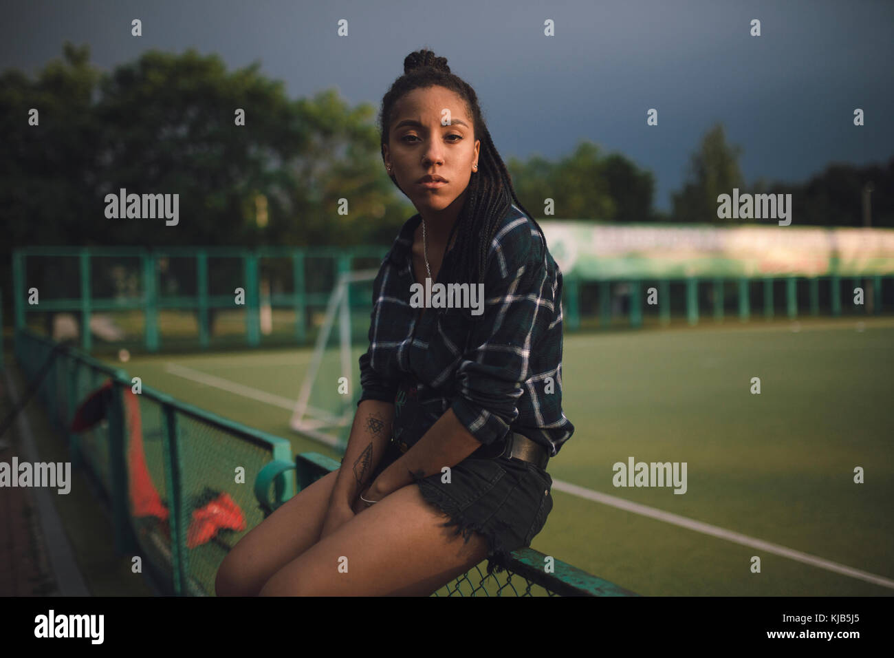American african braid arm hi-res stock photography and images - Alamy