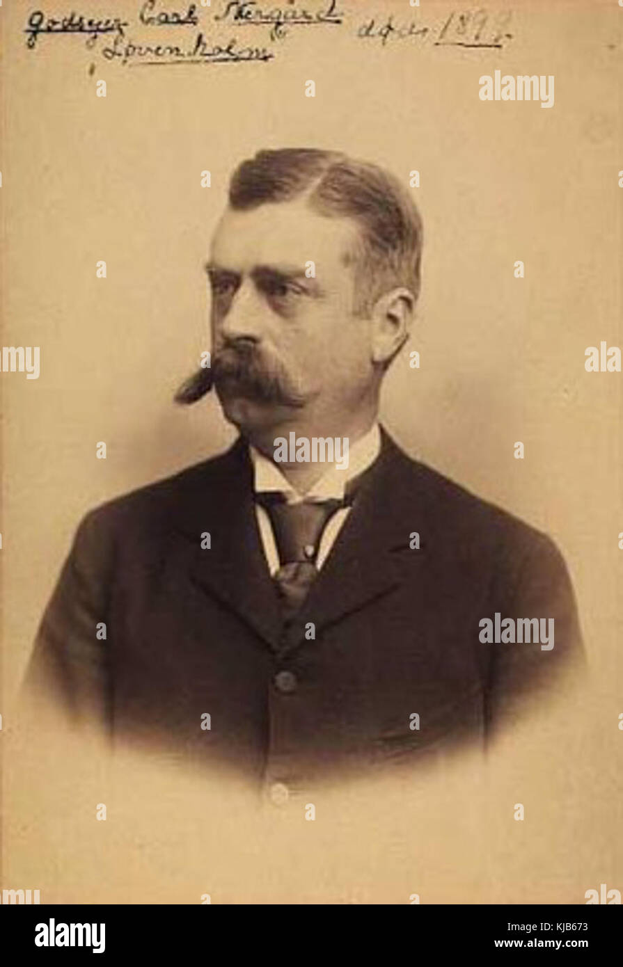 Carl August Johannes Neergaard Stock Photo - Alamy