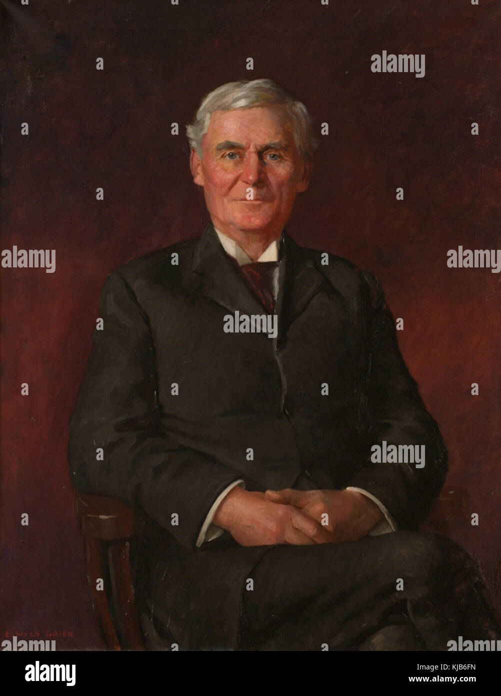 Richard Chapman Weldon portrait Stock Photo - Alamy