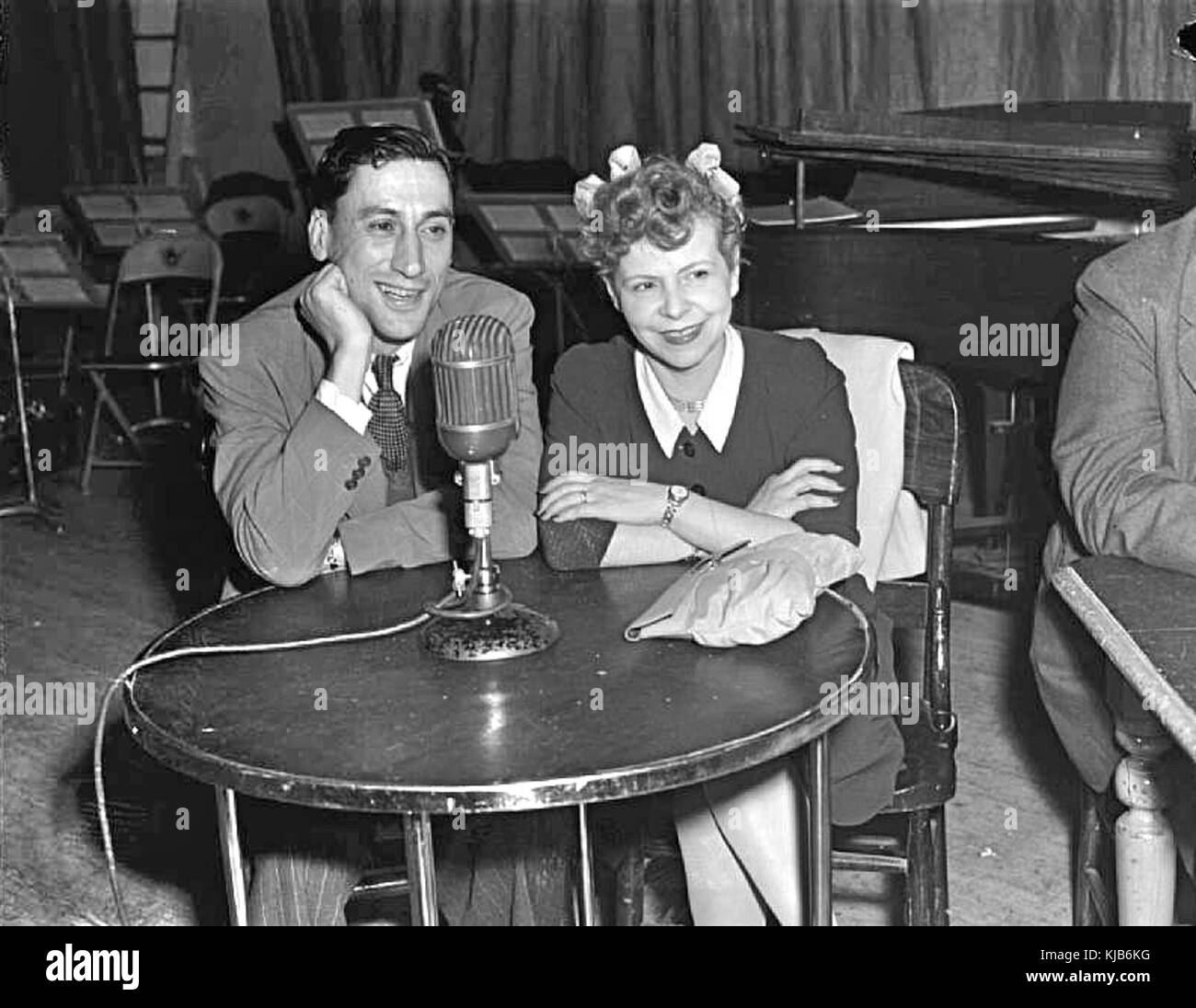 Roger Baulu et Jovette Bernier Stock Photo - Alamy