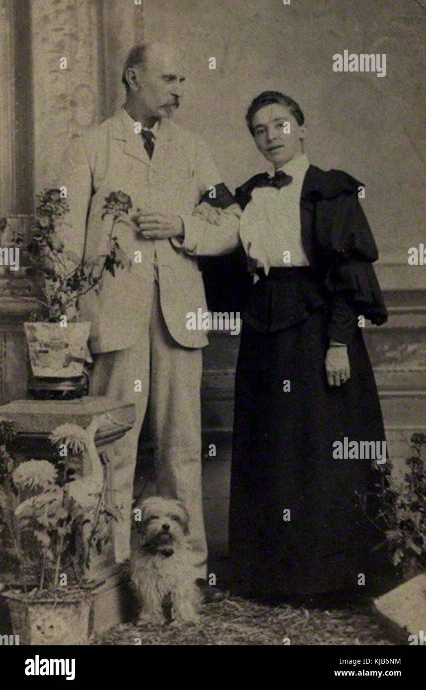 Archibald Little and Alicia Little Stock Photo - Alamy