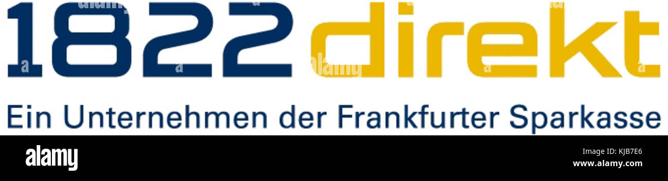 1822direkt Logo POS RGB Stock Photo - Alamy
