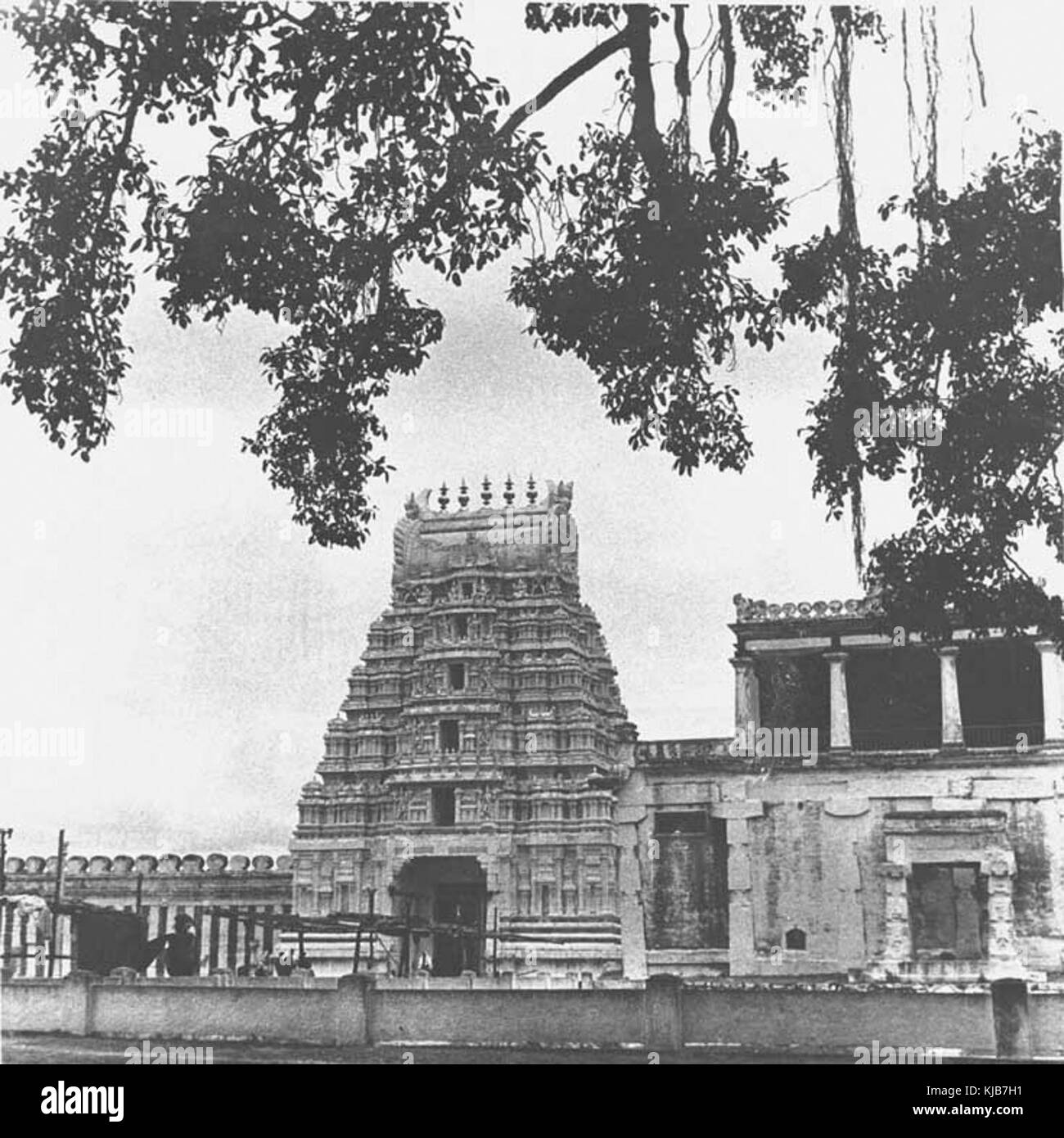 The temple of Ranganatha at Seringapatam, Mysore State Stock Photo - Alamy