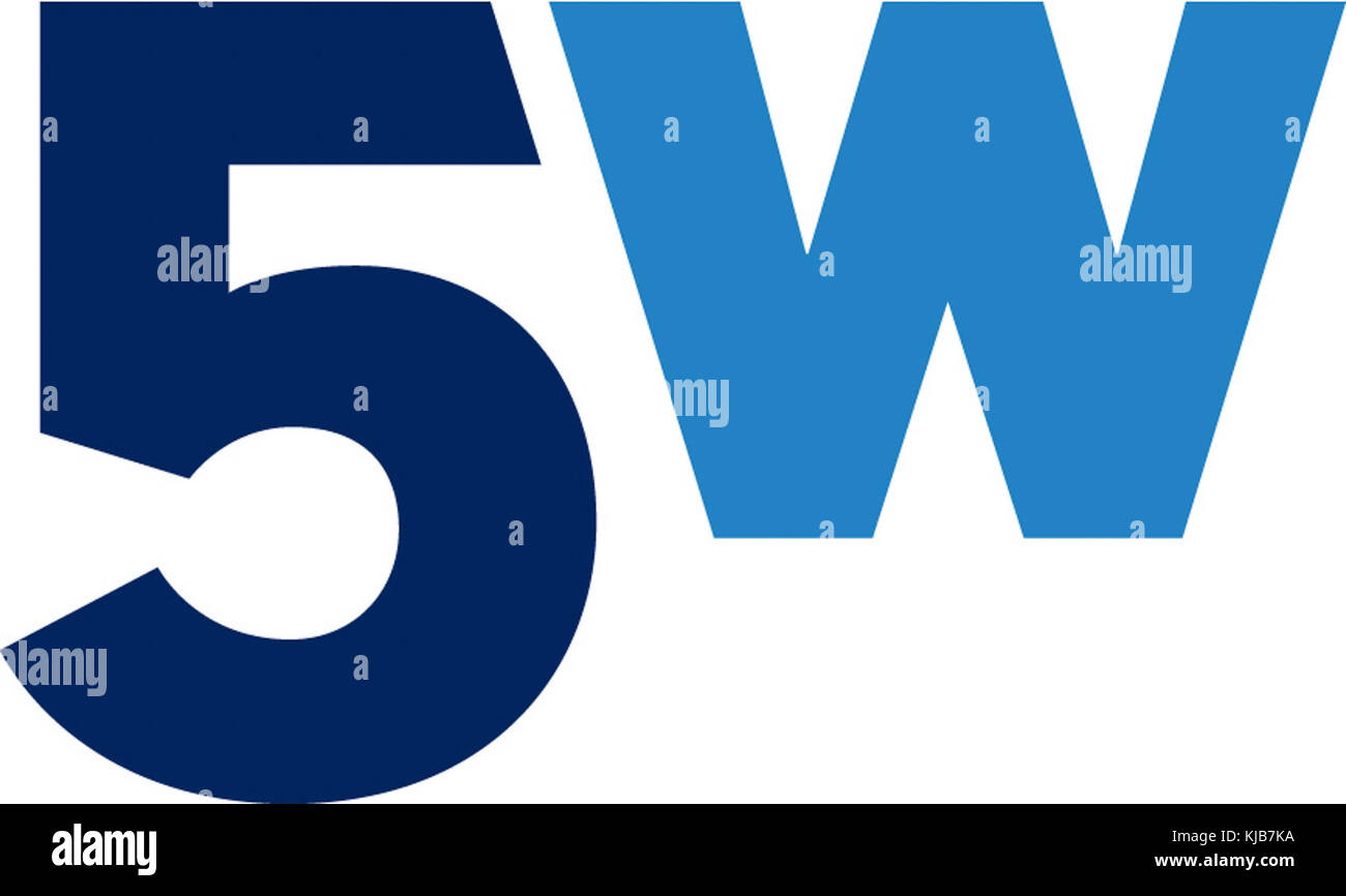 5W Public Relations New Logo Stock Photo - Alamy