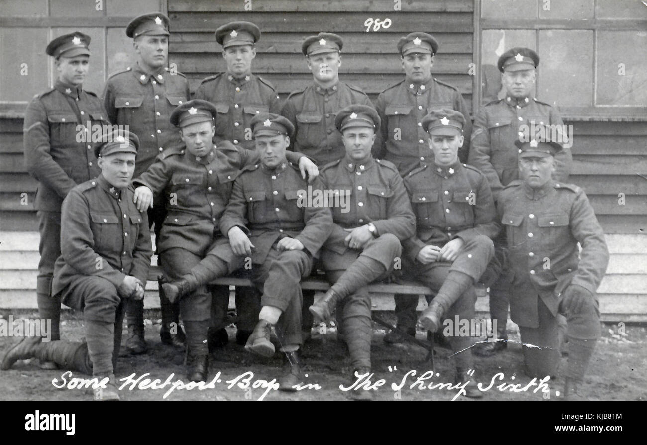 Shiny Sixth Regiment, Canada, WW1 Stock Photo - Alamy