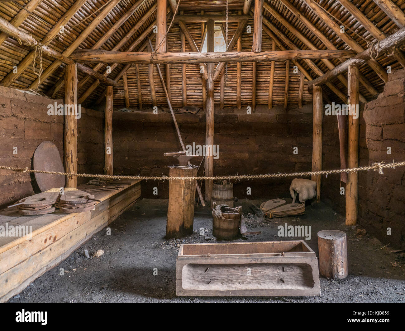 Viking blacksmith shop hi-res stock photography and images - Alamy