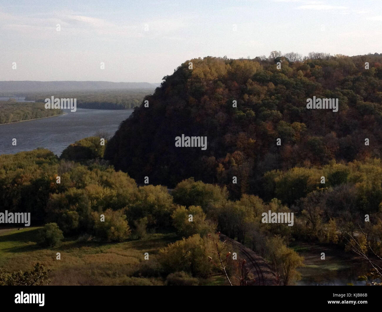 Gfp iowa effigy mounds scenic view Stock Photo - Alamy