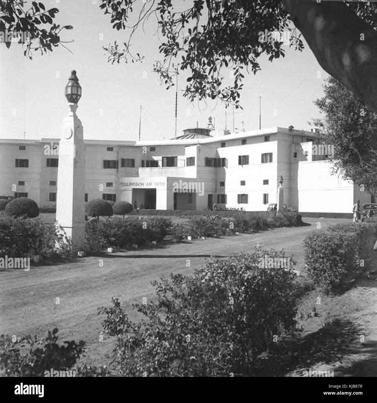 Flight station Black and White Stock Photos & Images - Alamy