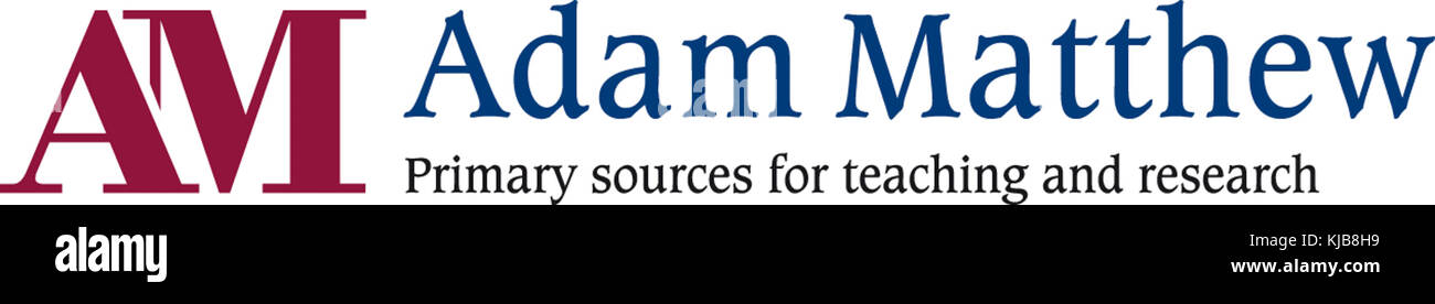 ADAM MATHEW LOGO MASTER RGB Stock Photo - Alamy