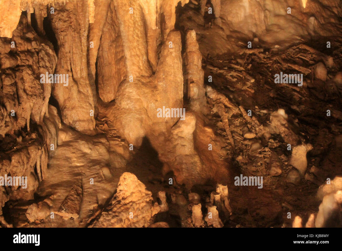 Gfp wisconsin cave of the mounds stalagmites and stalactities Stock ...