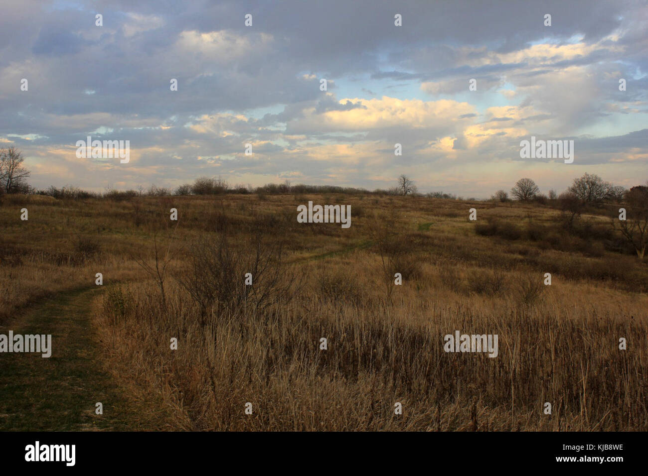 This photograph captures the expansive view from the plains of ...